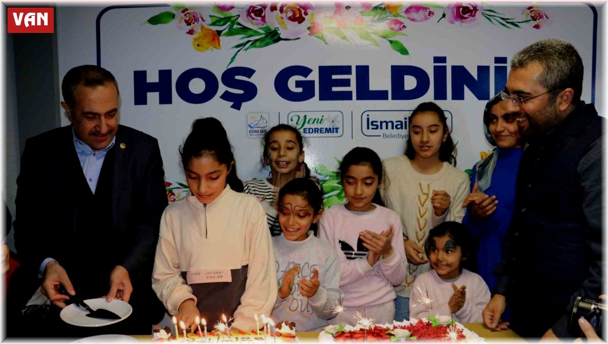 Depremzede Asmin'e doğum günü sürprizi - Van Haber Haberleri