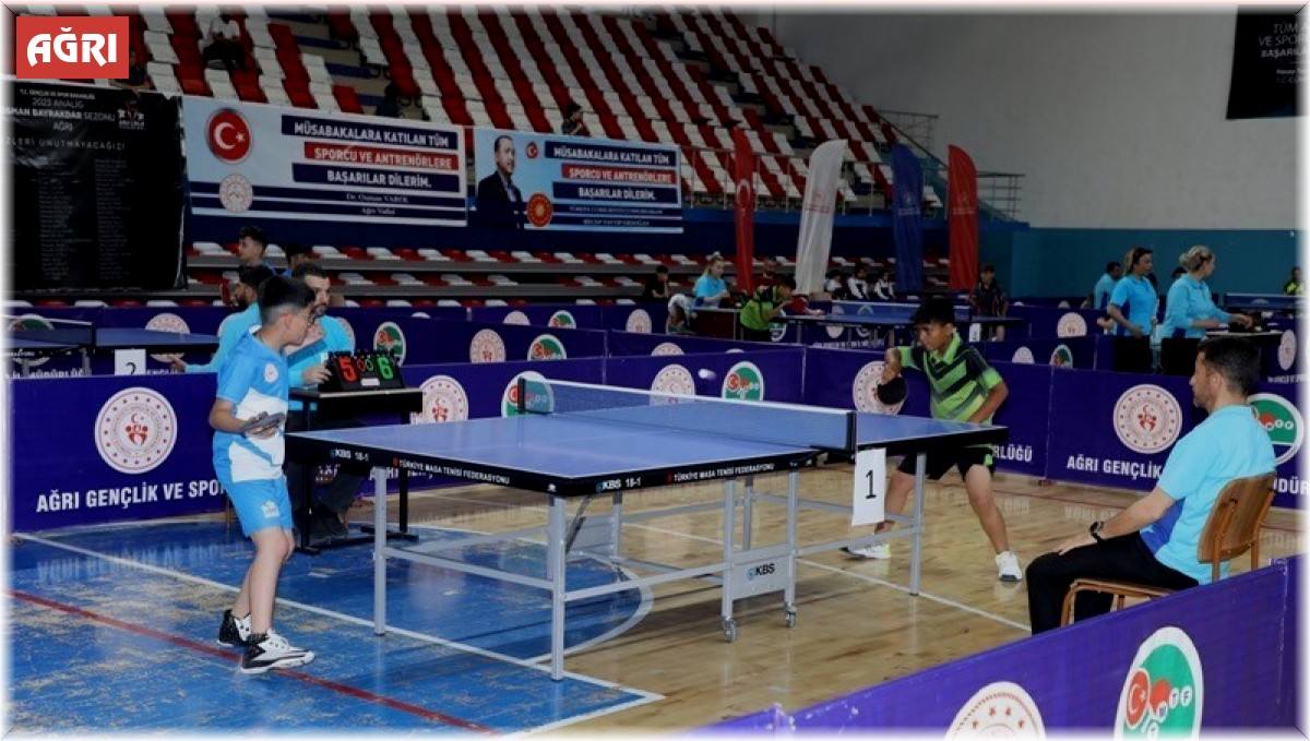 Ağrı masa tenisi müsabakalarına ev sahipliği yapıyor - Ağrı Haberleri